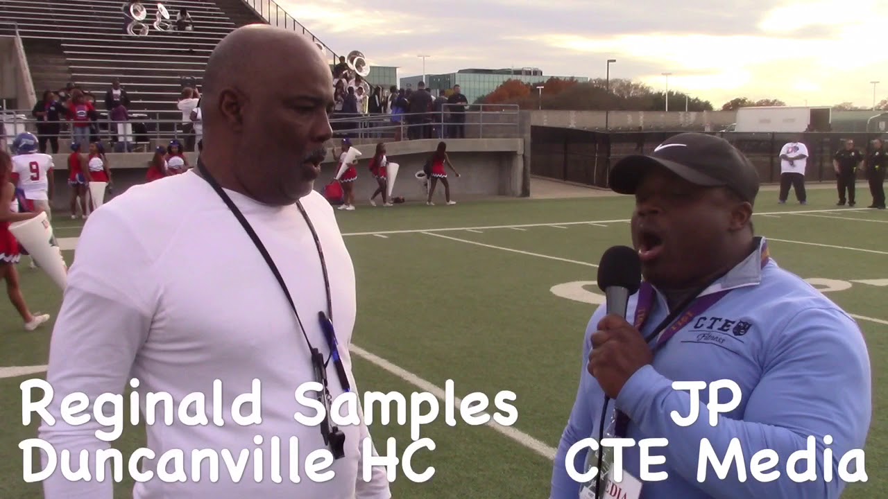 CTE Media Video Interview with Duncanville Head Football Coach Reginald ...