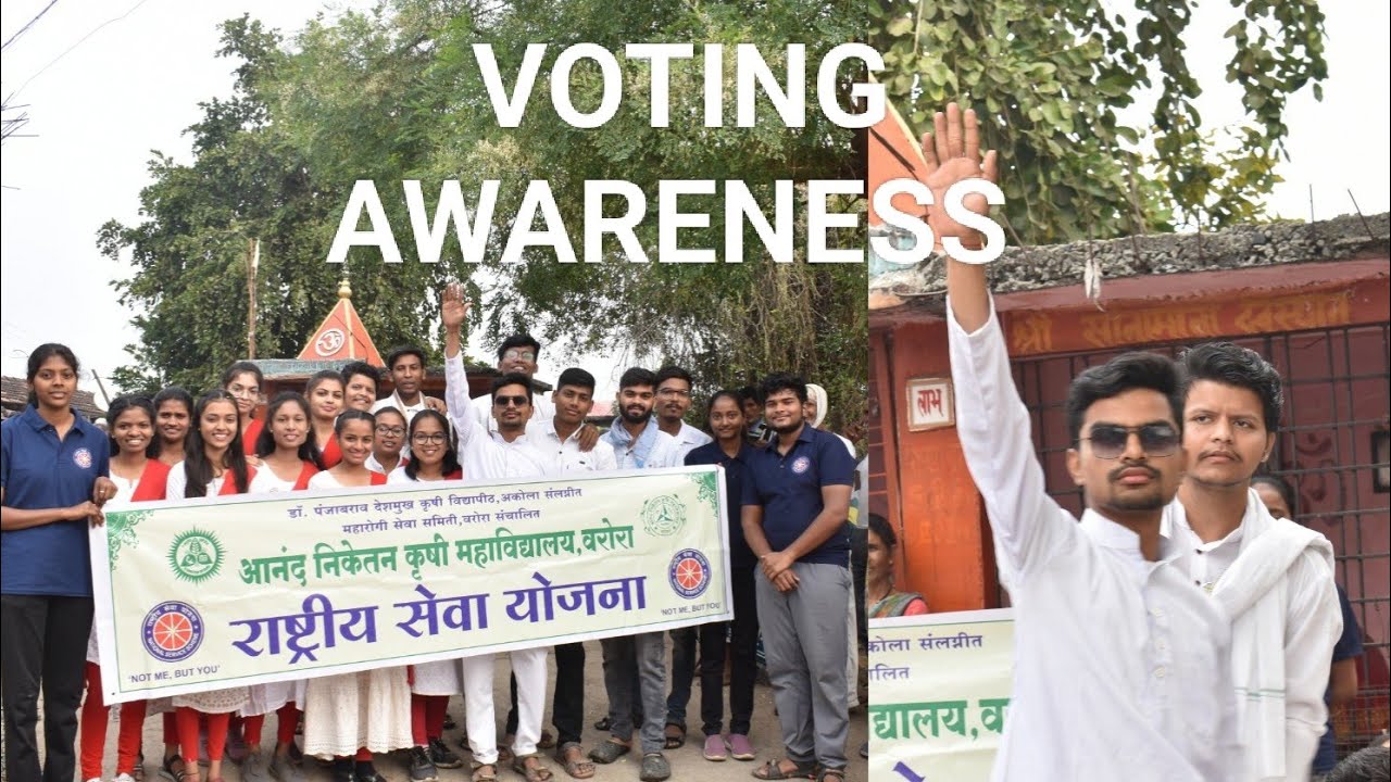 Voting Awareness|Marathi Pathnatya|NSS Camp||ANCA Warora - YouTube