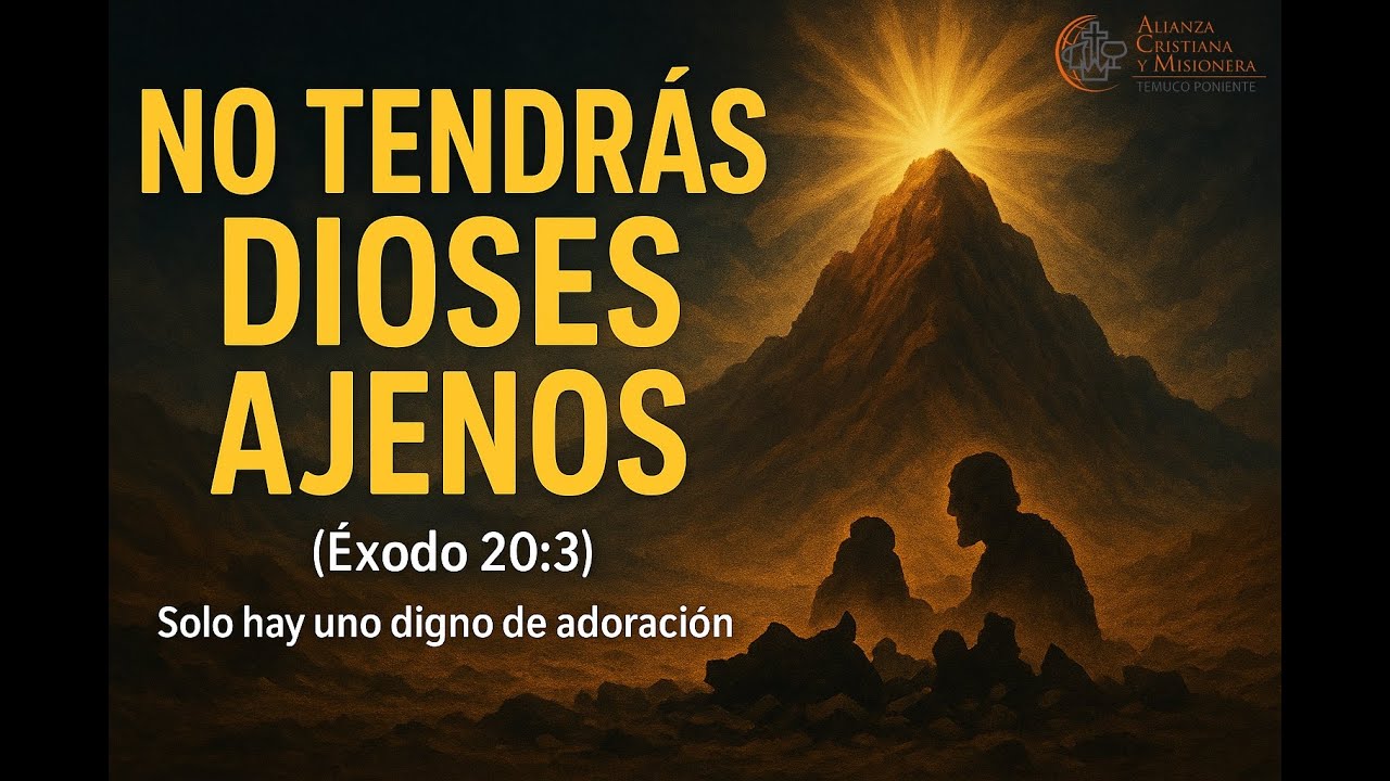 Éxodo 20:3 "No Tendrás Dioses Ajenos" - YouTube