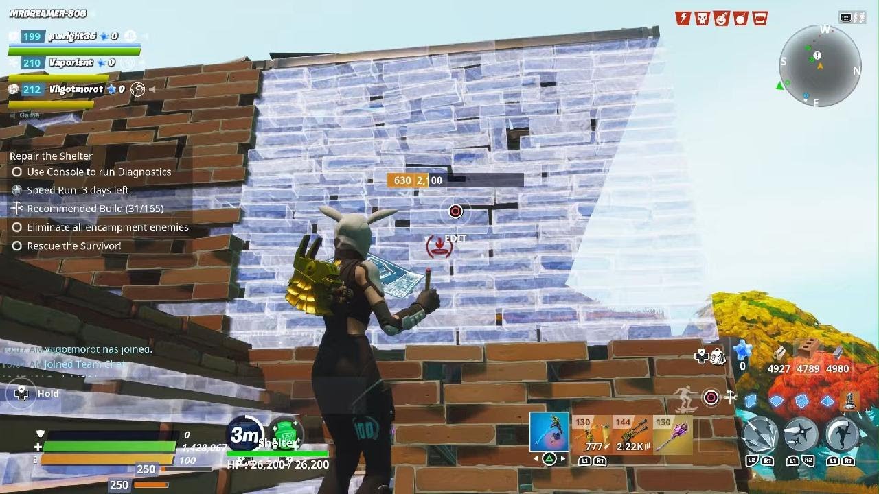 Fortnite stw new primal stink bow gameplay in pubs - YouTube