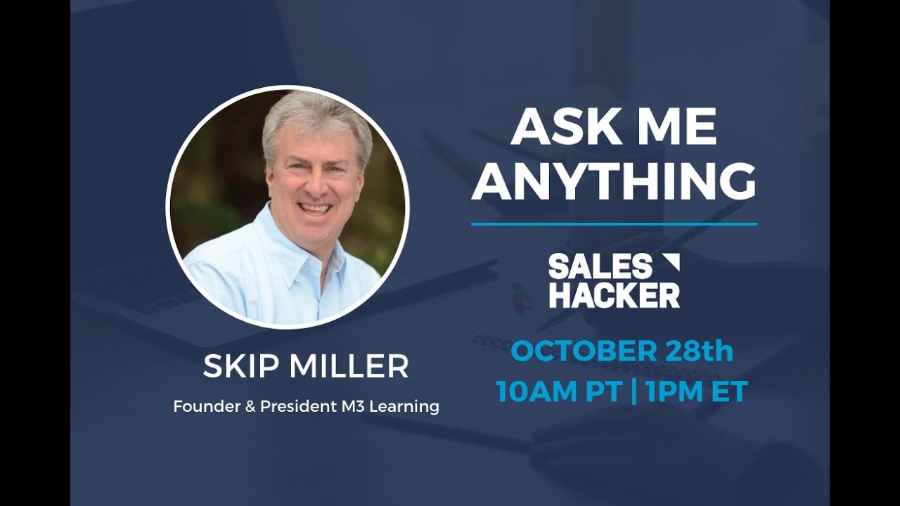 Ask Me Anything with Skip Miller - YouTube