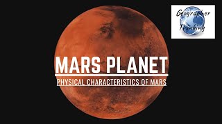 Characteristics Of Mars The Planet