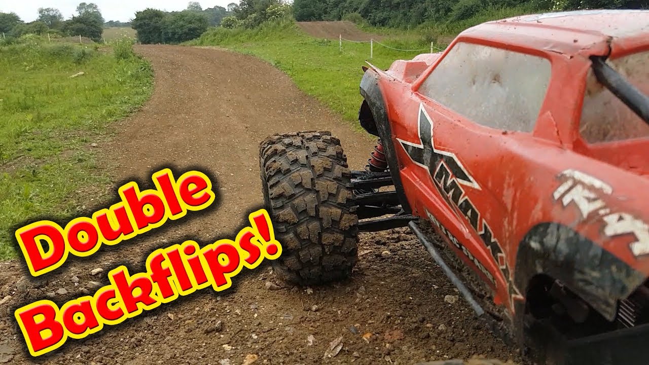 8s 70mph Traxxas X-Maxx VS Motocross Track **** D O U B L E * B A C K F ...