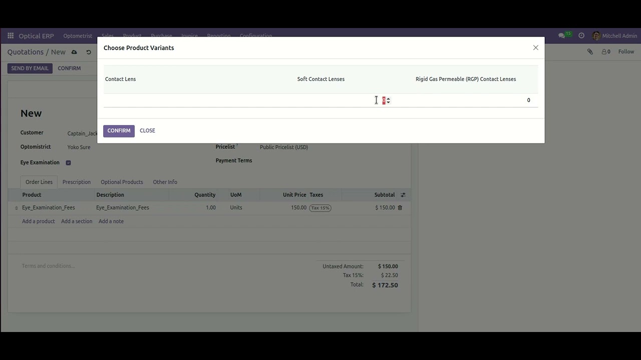 Optical Management System - Sale Order Flow Odoo - YouTube