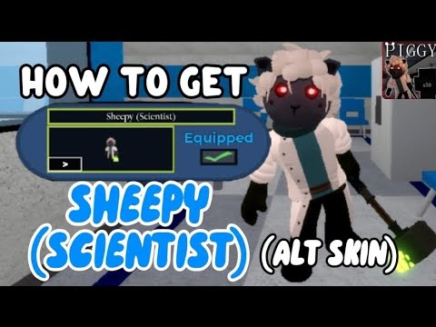 How to get "SHEEPY (SCIENTIST)" SKIN in PIGGY BUT IT'S 50 PLAYERS ...