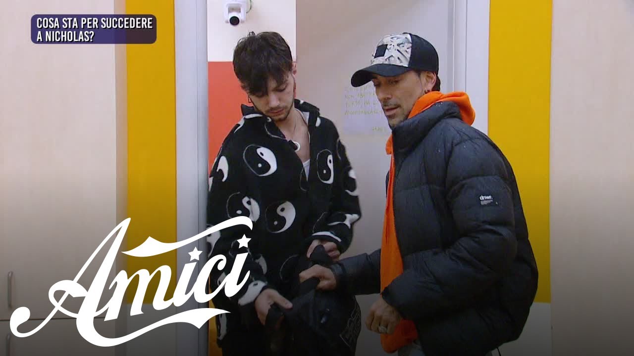 Amici 23 - Nicholas e l'intervento di Emanuel Lo in casetta - YouTube