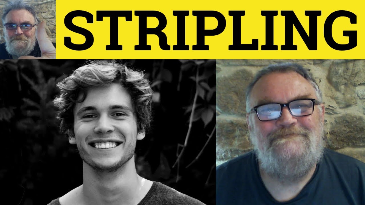 🔵 Stripling Meaning - Stripling Examples - Stripling Defined - Formal ...