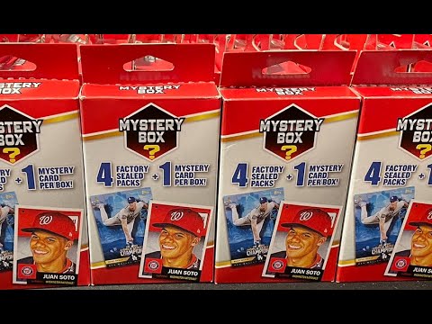 Rd #11 Walgreens Baseball Mystery Box Pack Plunge Break. 4 box rip. MJ ...