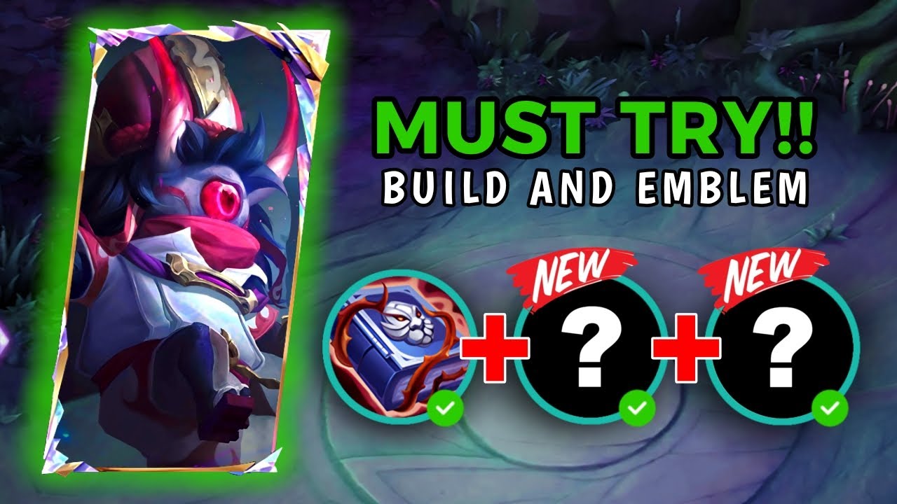 Cyclops 2024 MUST TRY Item Build and Emblem Set | Mobile Legends - YouTube