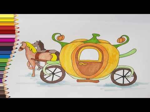 💙 ️💛Desenez o CALEASCA de Printesa ( Cenusareasa cred😛 )|Desenam din ...