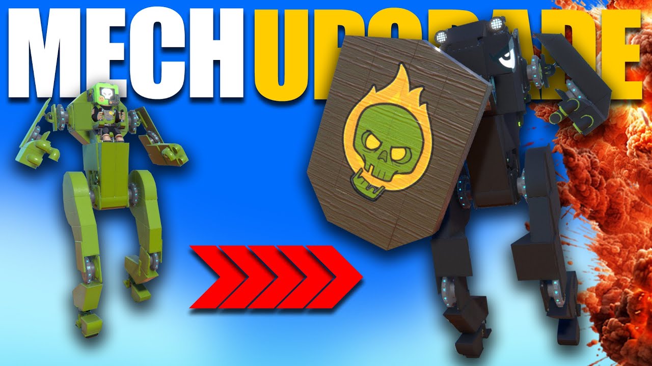 Mech Upgrade! Making a Battle Mech from a Basic Walker! - YouTube