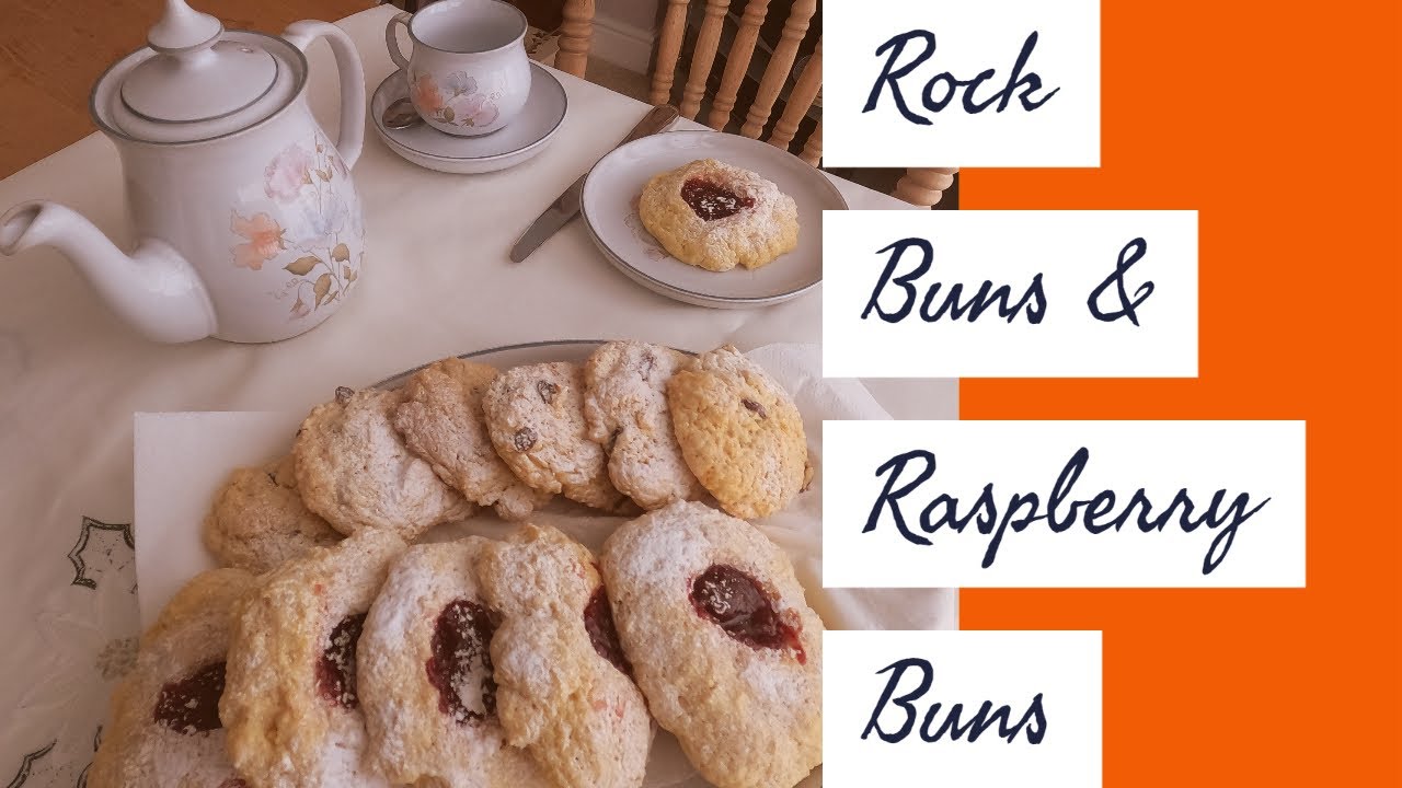 Easy Beginner Recipes - Raspberry Buns & Rock Buns - YouTube