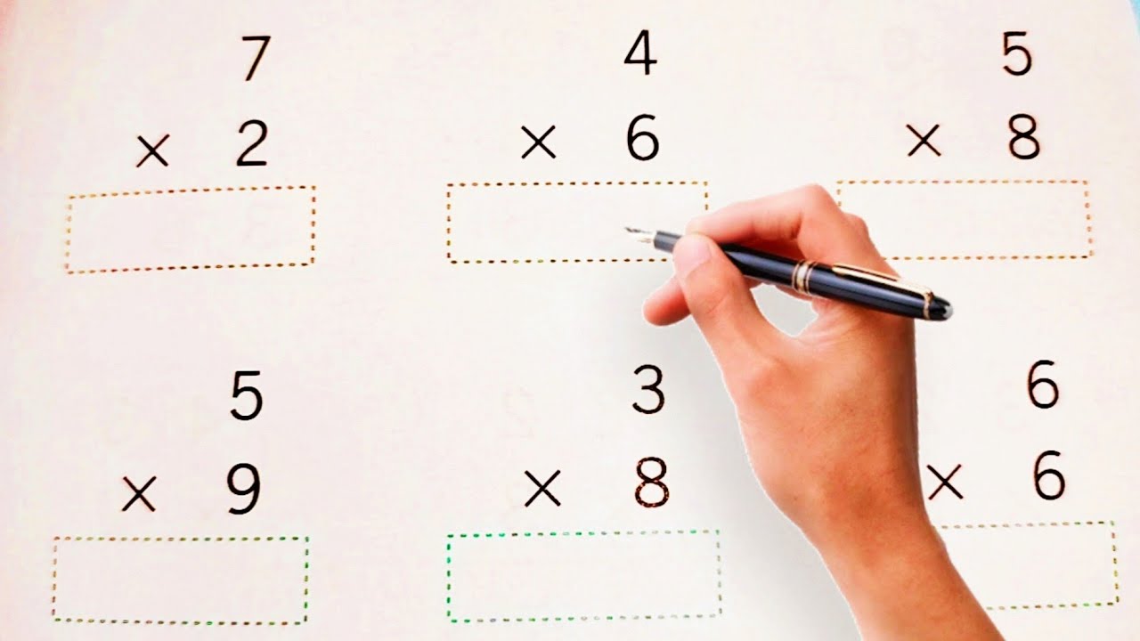 Class -UKG Maths ( Multiplication ) - YouTube