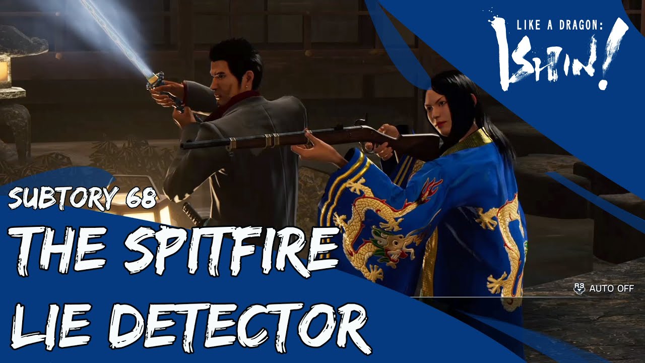 Like a Dragon: Ishin! - Substory 68: The Spitfire Lie Detector - YouTube