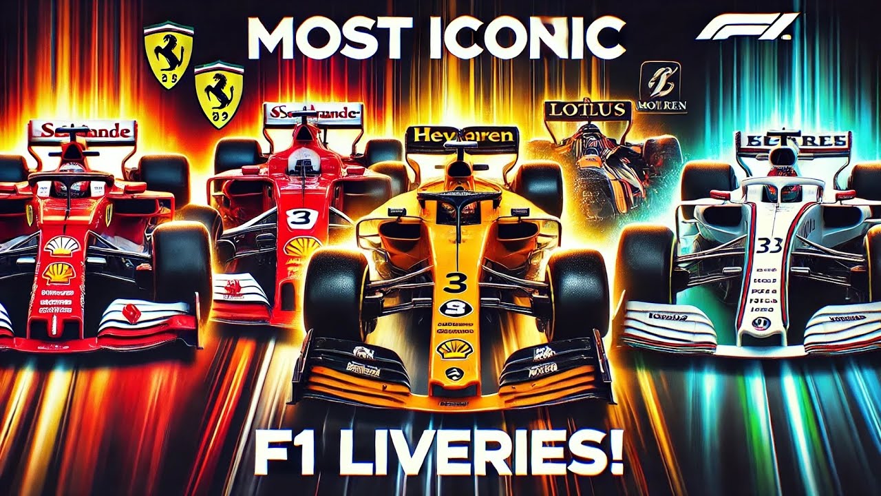 The Most Iconic F1 Liveries of All Time! 🎨🔥 - YouTube