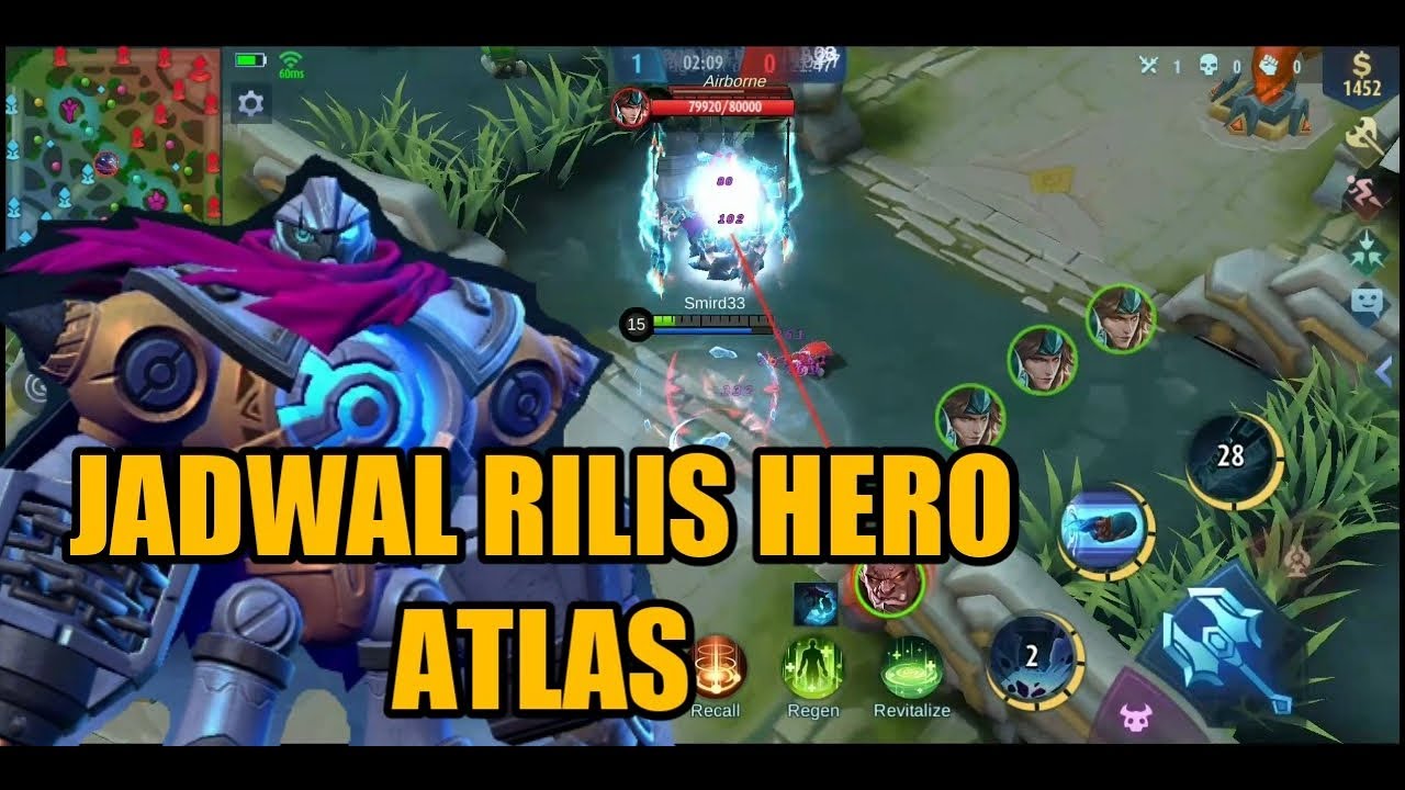 INI DIA BOCORAN JADWAL DAN TANGGAL RILIS HERO ATLAS - MOBILE LEGEND ...