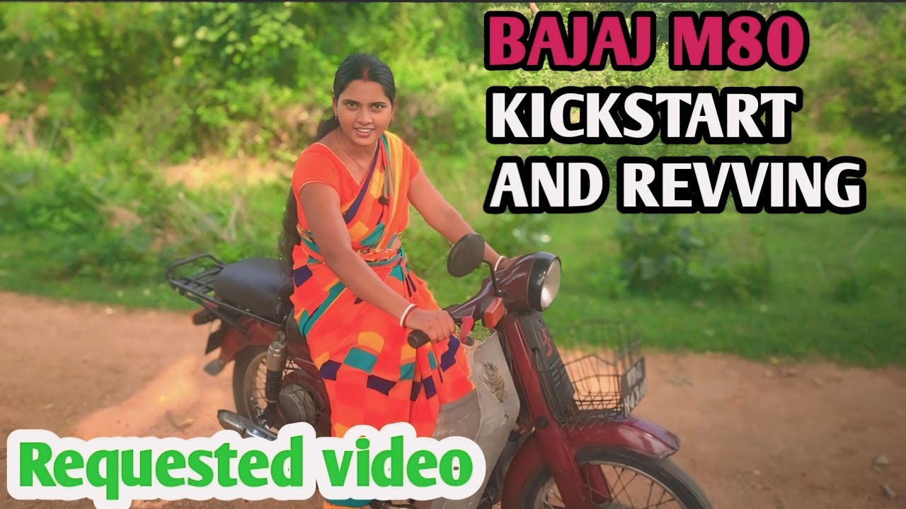 BAJAJ M80 KICKSTART AND REVVING //SUBHASH NUPUR VLOG 🙏🙏 - YouTube