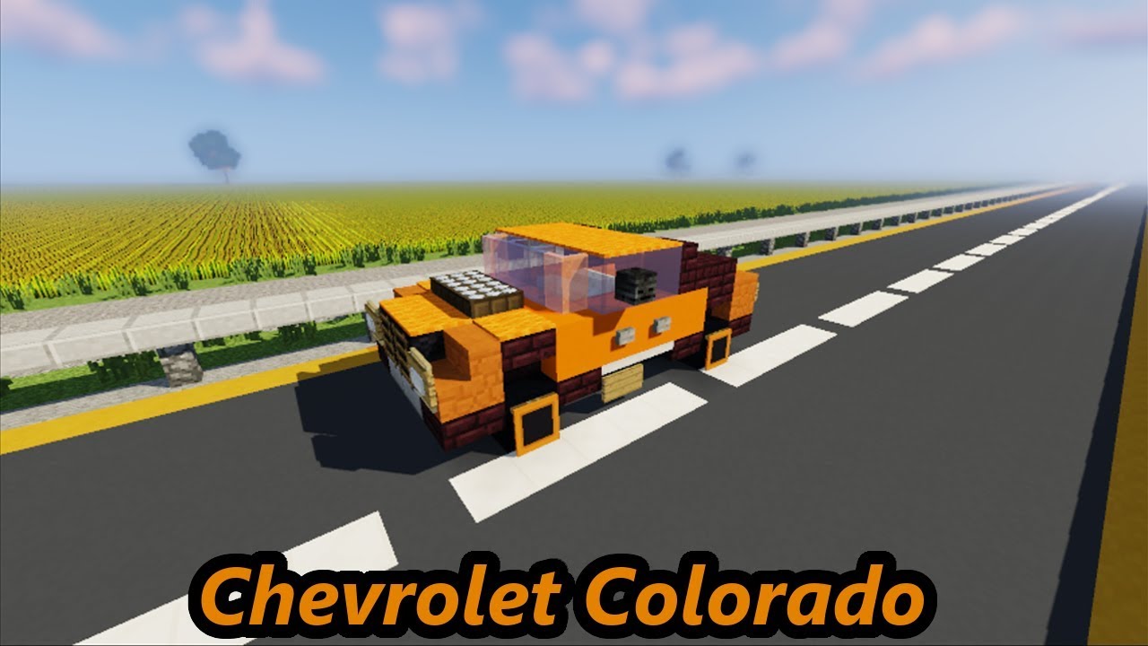 Minecraft Tutorial: How to build a Chevrolet Colorado - YouTube