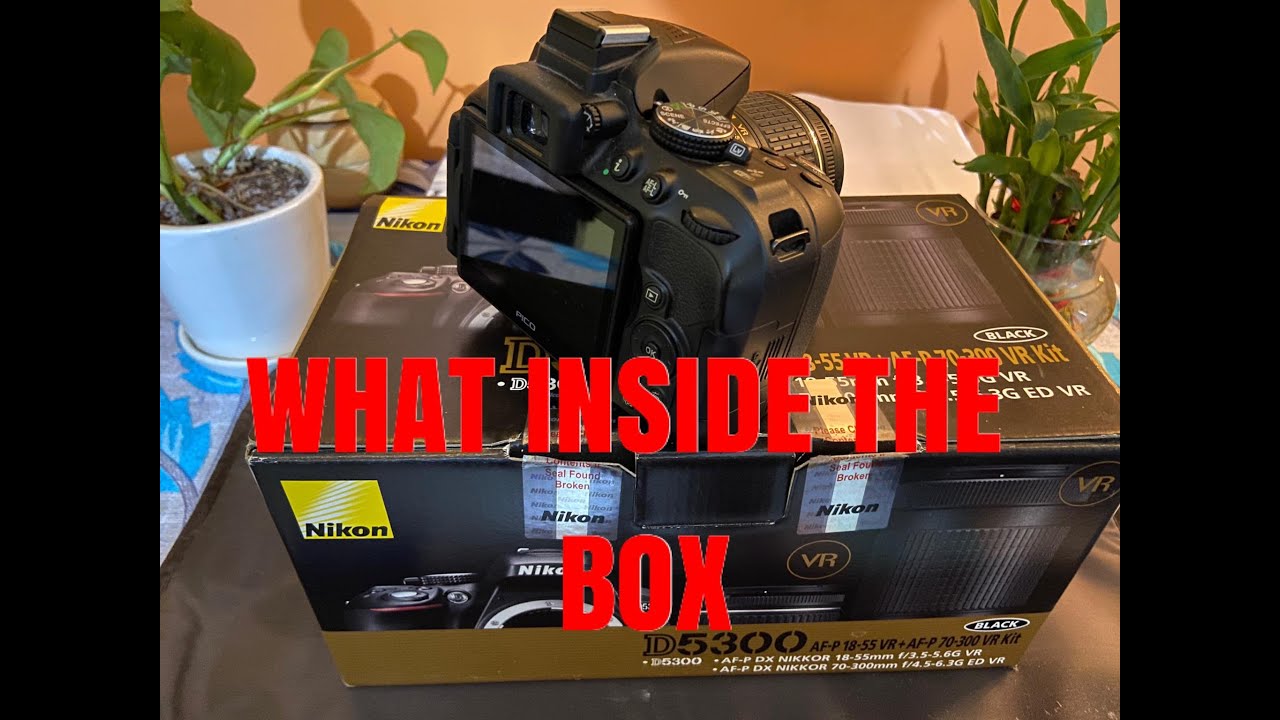 NIKON D5300 UNBOXING & REVIEW of What's inside the box - YouTube