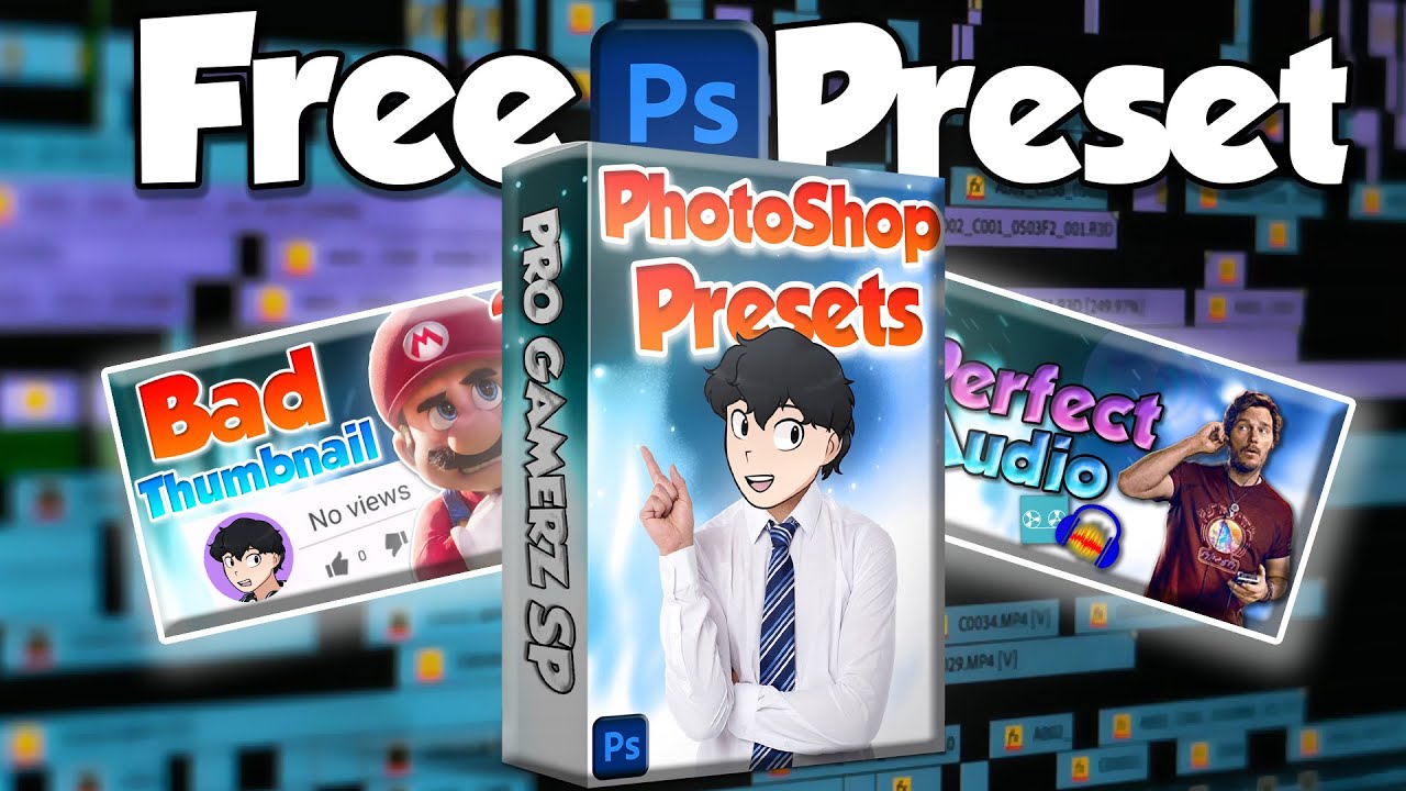 Free Thumbnail Pack for Photoshop! - YouTube