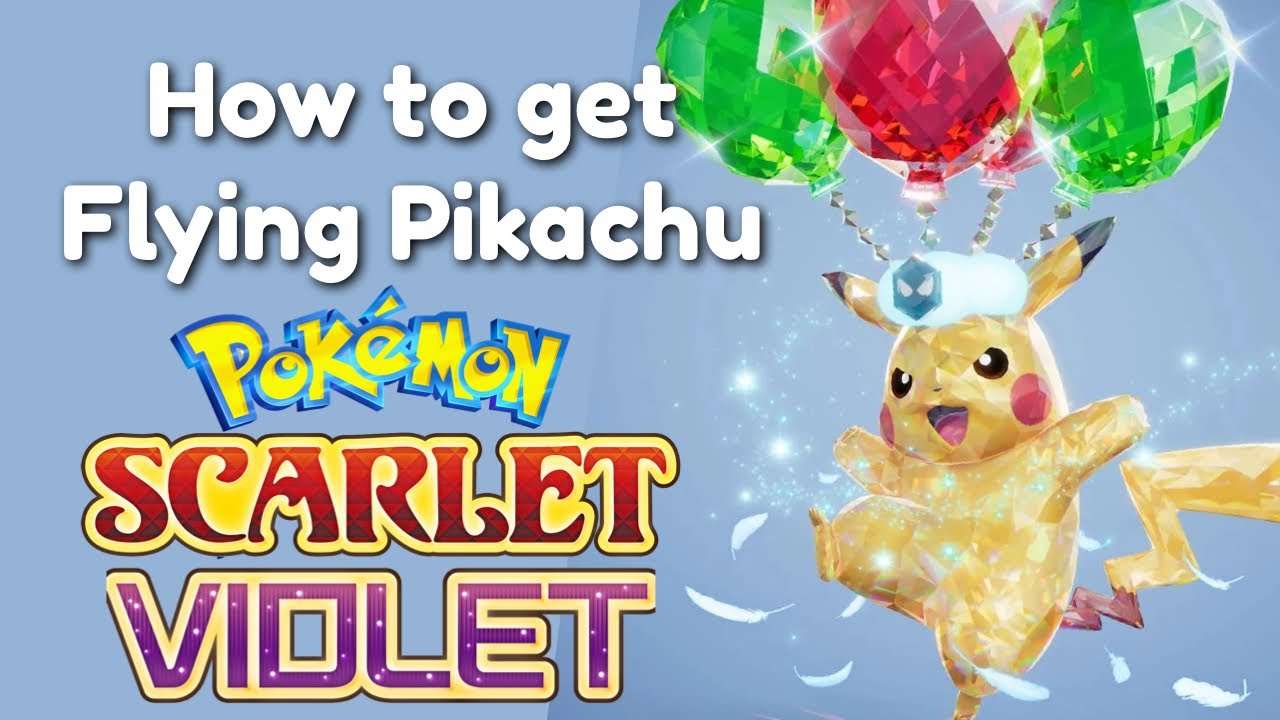 How to Get Flying Tera Type Pikachu for FREE! Pokémon Scarlet and ...