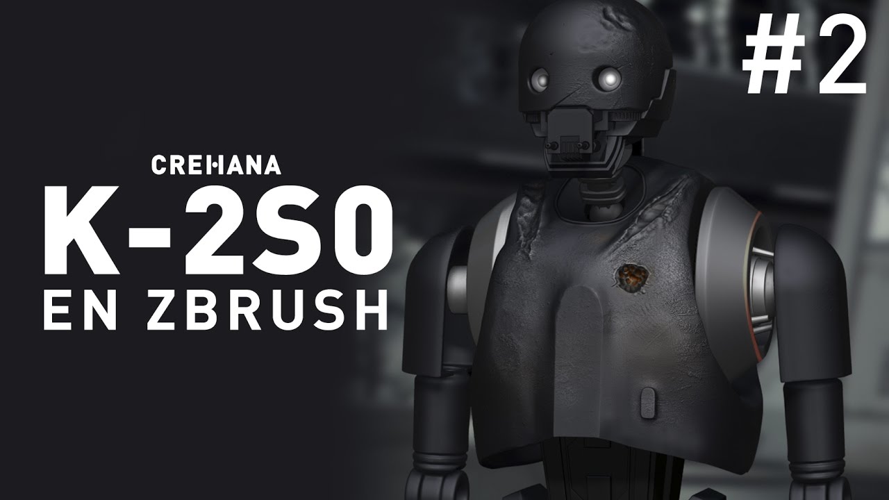 Star Wars K2S0 - Tutorial en Zbrush #2 - YouTube