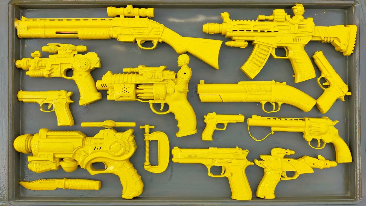 Cleaning Sniper Rifle, Ak-47 Gun, M16A1 Rifle, Awm Rifle, Space Gun ...