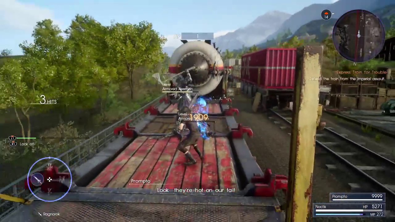 Final Fantasy XV Train Ambush - YouTube