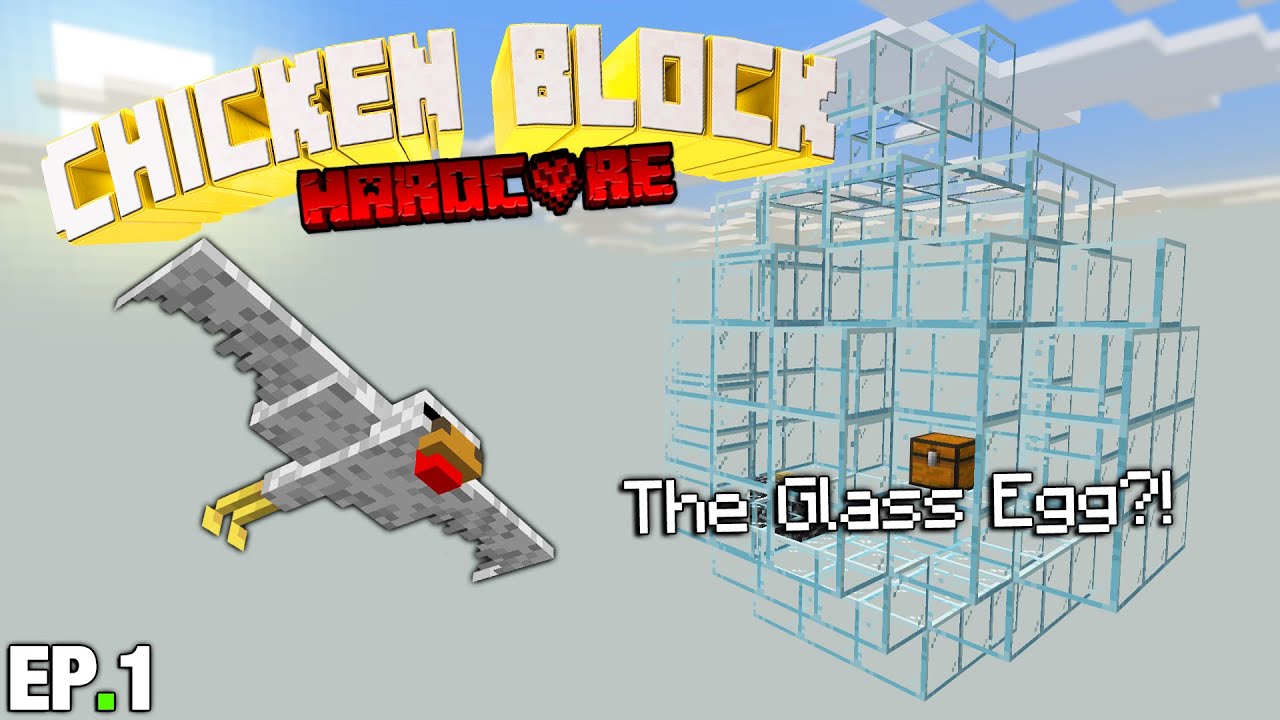 "Chicken Block" Hardcore Let's Play #1 [MCPE] - YouTube