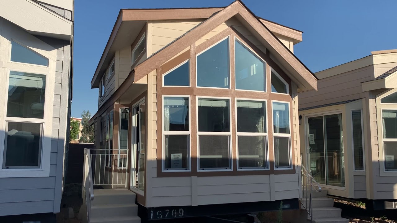 Cavco loft park model 9025LT - YouTube