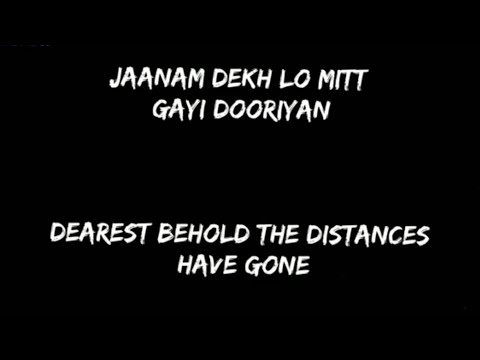 Janam dekh lo Full song(Main Yahaan Hoon) with English Translation||Udit Narayan||Veer-Zaara||