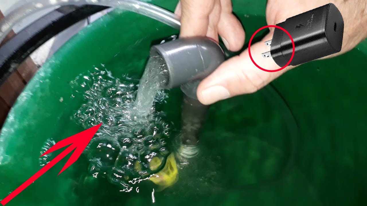 Simple Water Pump DIY 5 Minutes - YouTube