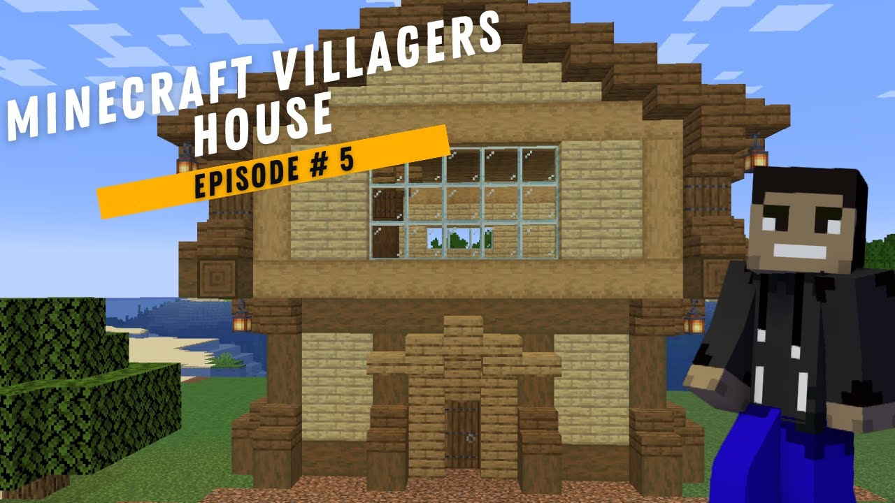 Minecraft Let's Play Episode 5: Building House for villagers in ...