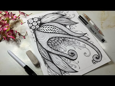 Making a Coloring Page - Livestream demo - YouTube