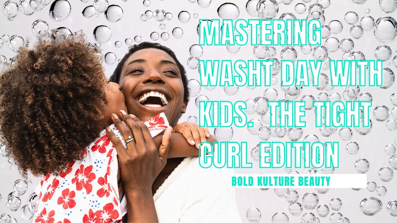 4 steps to an enjoyable wash day with kids! - YouTube
