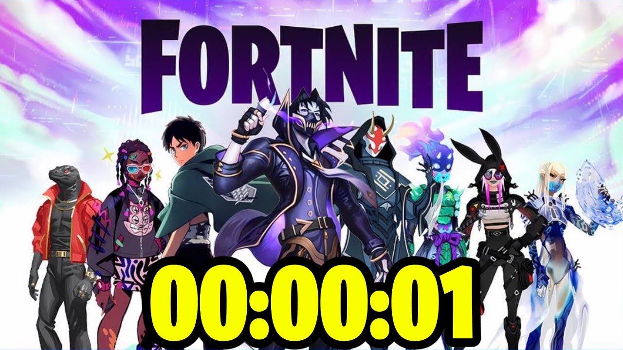 FORTNITE CHAPTER 4 SEASON 2 LIVE COUNTDOWN! - YouTube