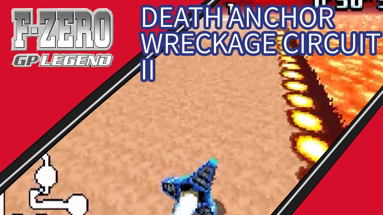 F-Zero GP Legend: Death Anchor on Fire Field Wreckage Circuit II - YouTube