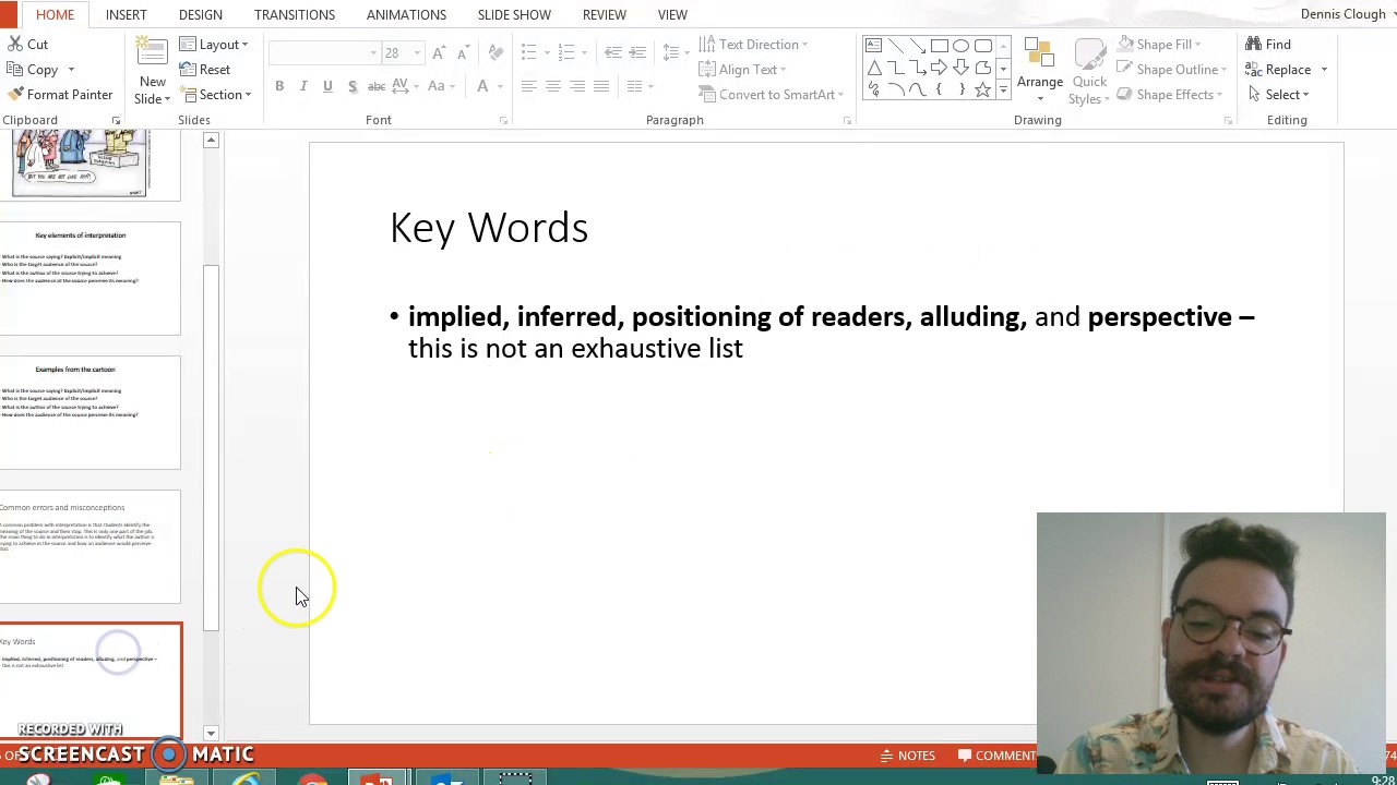 Interpreting visual sources - Year 10 History - YouTube