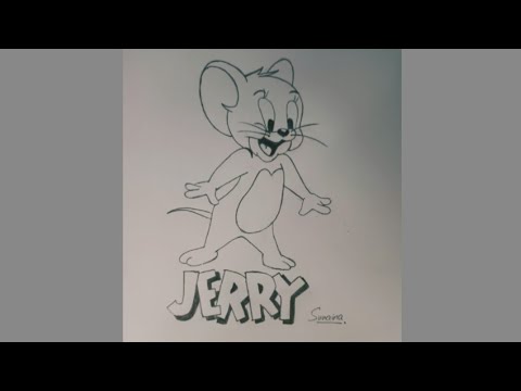 how to draw Jerry || step by step || easy drawing - YouTube
