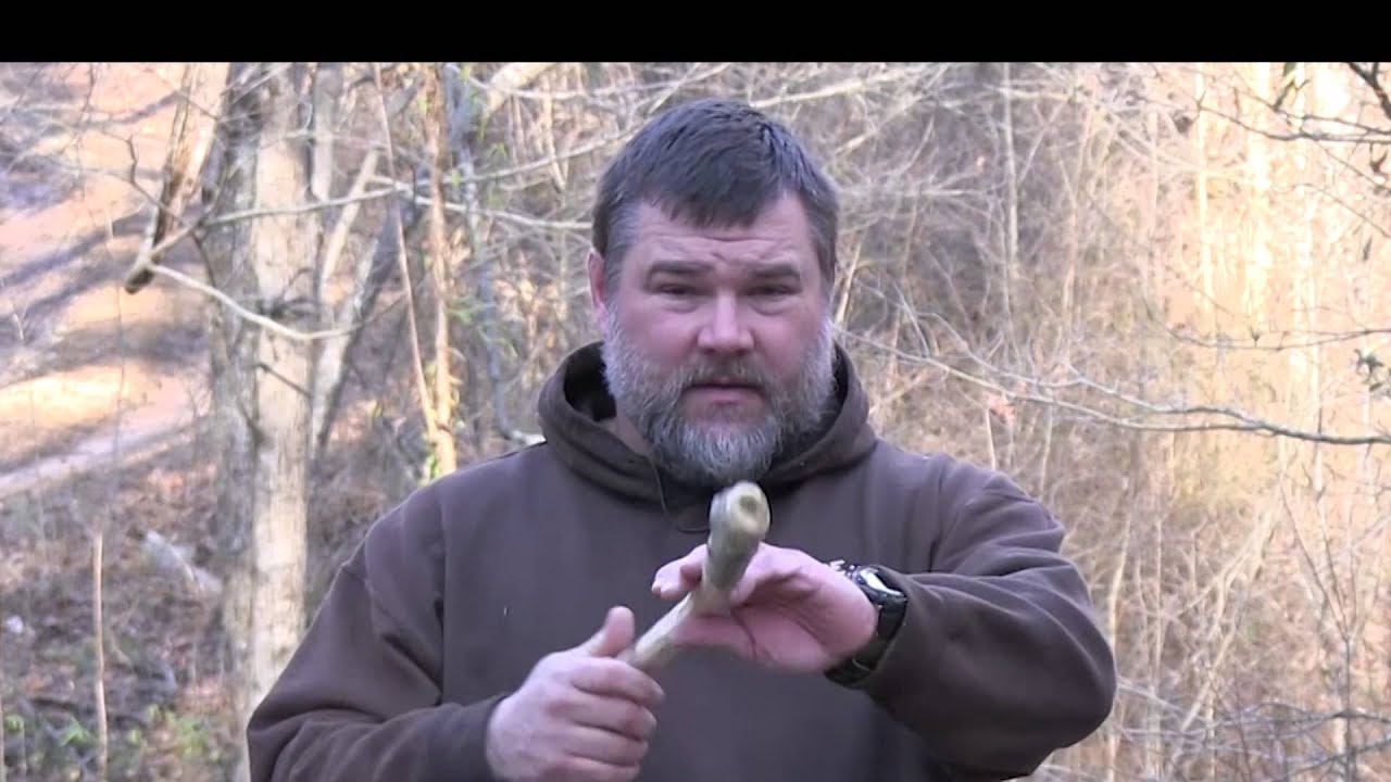 How to make a rabbit stick for survival hunting - YouTube