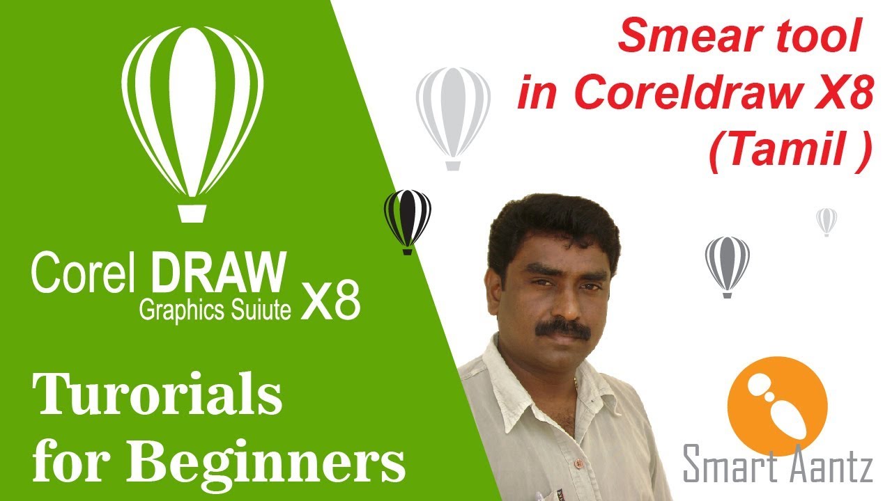 Smear Tool in corel draw x8 - YouTube