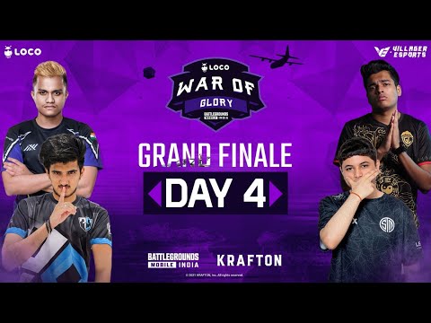 LOCO : WAR Of Glory | GRAND FINALE ~ DAY 4 by Villager_Esports on Loco | Ft godl, OG, XO, 7seas, Or