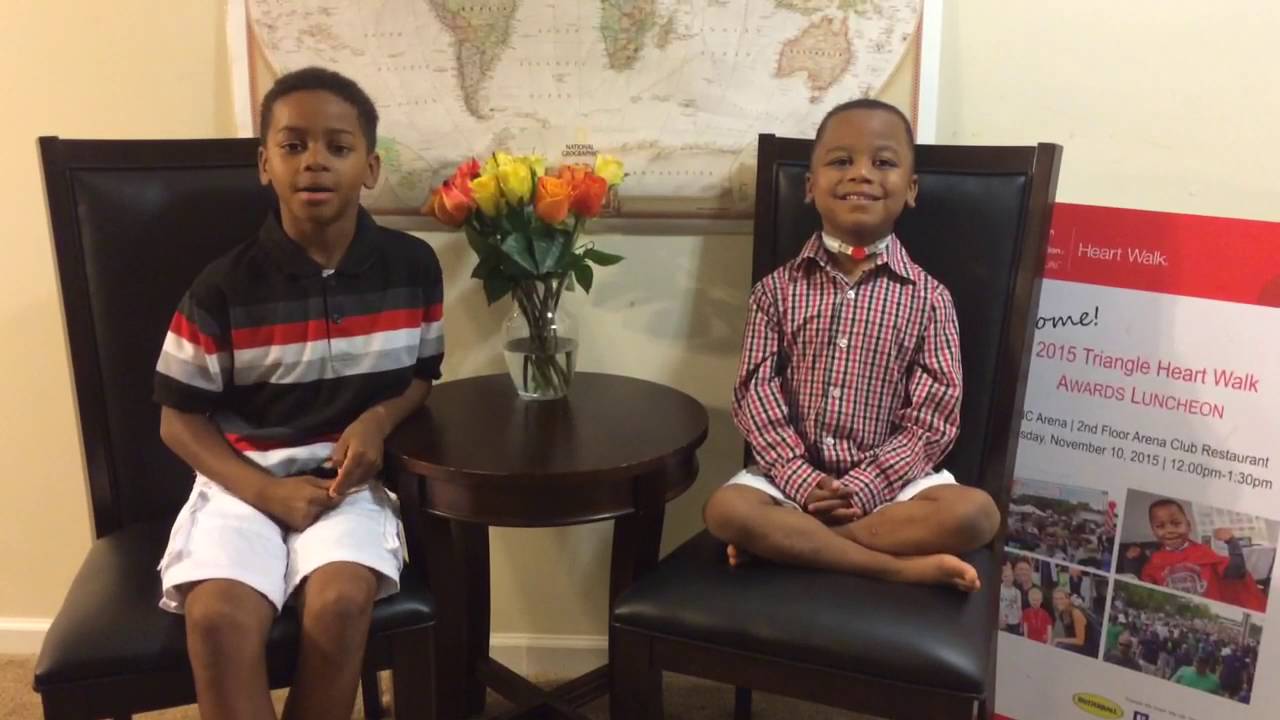 Isaiah's Invitation to join the 2016 Triangle Heart Walk - YouTube