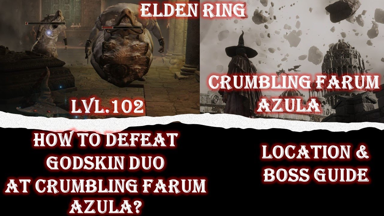 ELDEN RING - HOW TO DEFEAT GODSKIN DUO BOSS & HOW TO GET TO CRUMBLING ...