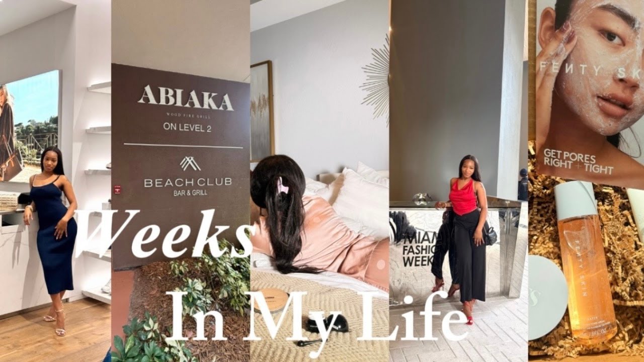 Weeks In My Life: I Sat FRONT ROW at Miami FASHION WEEK | NEW Farmasi ...