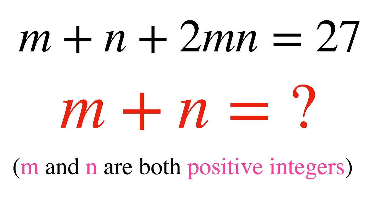 A Must-See Classic Math Problem - YouTube