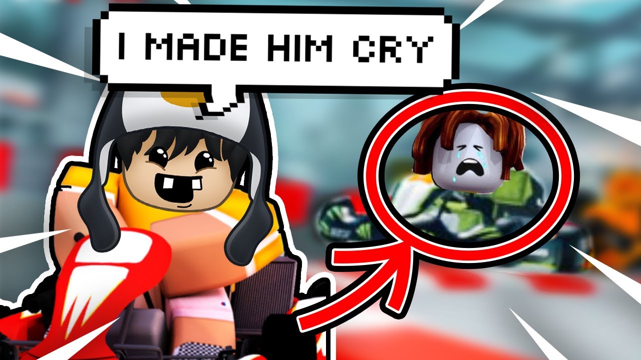 Noob Vs Kart Racing Simulator Part 2 🚘 | I made bacon head cry - YouTube