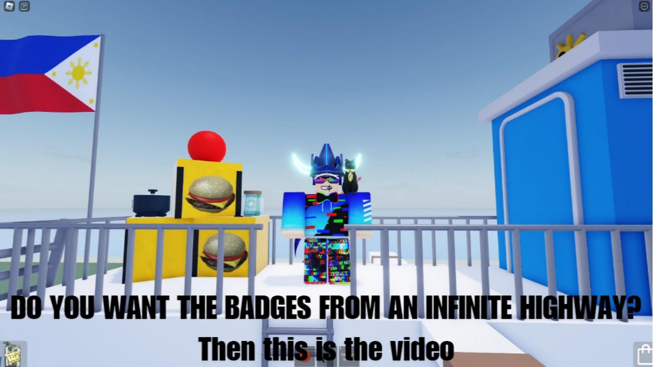 [OUTDATED] How to get all badges in an infinite highway Roblox - YouTube