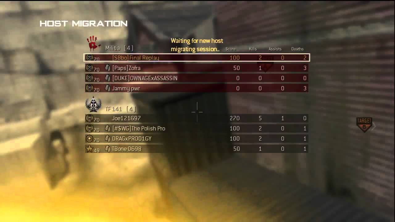 SICK Host Migration Tilt Shot Wallbang Hitmarker!! - YouTube