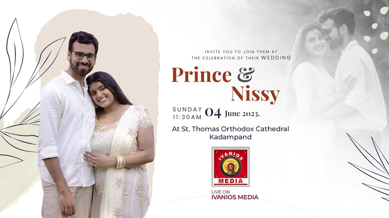 Prince weds Nissy | WEDDING CEREMONY | St. Thomas Orthodox Cathedral ...